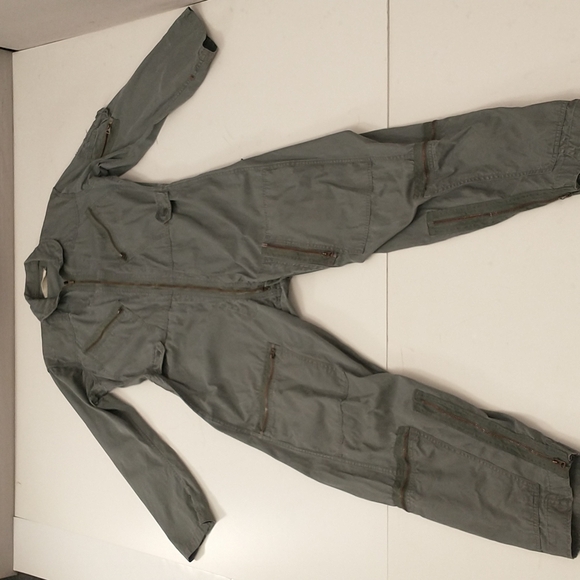 Military | Pants | 966 Canvas Flight Suit Coveralls Military Drab Green ...